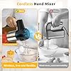 Amazon.com: Cordless Electric Hand Mixer, 7 Speed Rechargeable Wireless ...