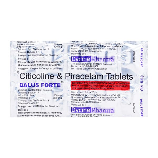 Dalus Forte - Strip of 10 Tablets : Amazon.in: Health & Personal Care