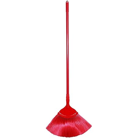KEDY 5 FEET Broom with Long Stainless Steel Rod and Extendable Cobweb ...