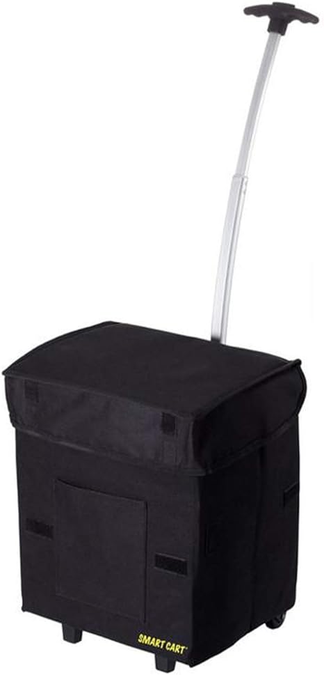 Amazon.com: dbest products Smart Cart, BLACK Collapsible Rolling ...
