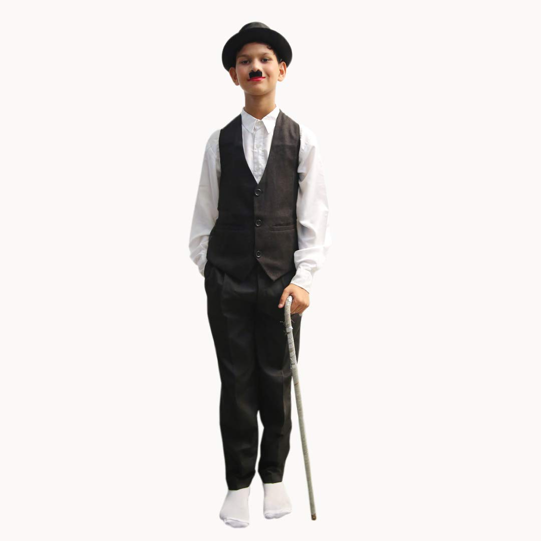 Buy ITSMYCOSTUME Charlie Chin Famous Comic Character Kids Fancy Dress ...