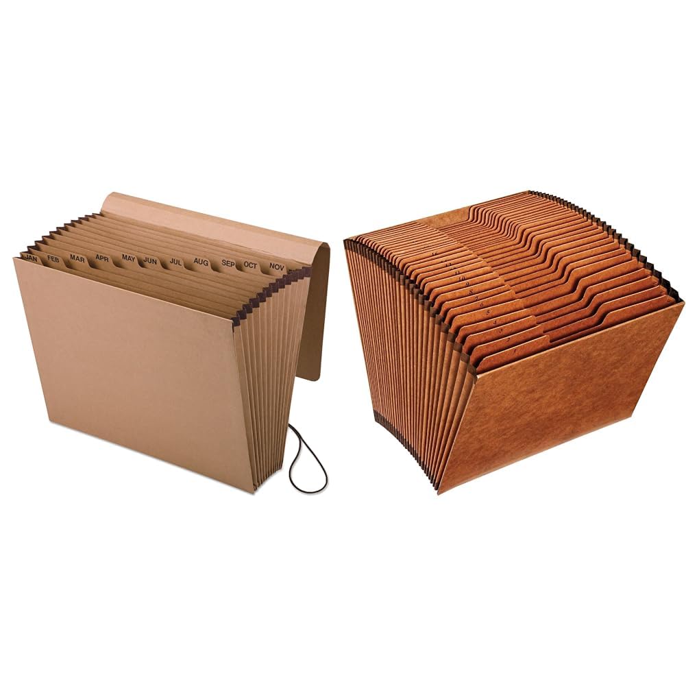 Amazon.com : Pendaflex Expanding Kraft File with Flap, Jan.-Dec. Index ...