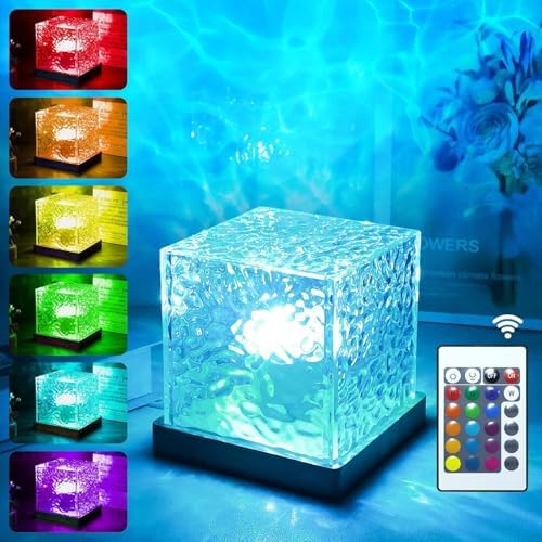 XZTXBest Northern Lights Cube Light, 16 Colors Gradual Rotating Wave ...