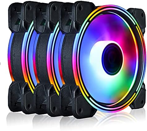 Amazon.com: upHere 120mm RGB Case Fan Fan,Quiet Edition High Airflow ...