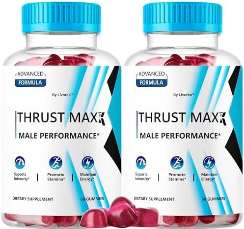 Amazon.com: (2 Pack) Thrust Maxx Gummies - Official ThrustMaxx for Men Supplement Support ...