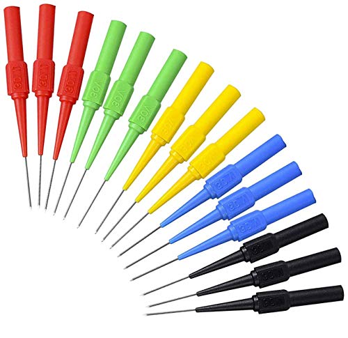 15pcs Test Back Probe Pin 0 7mm On Destructive Pin Test Probes Pin