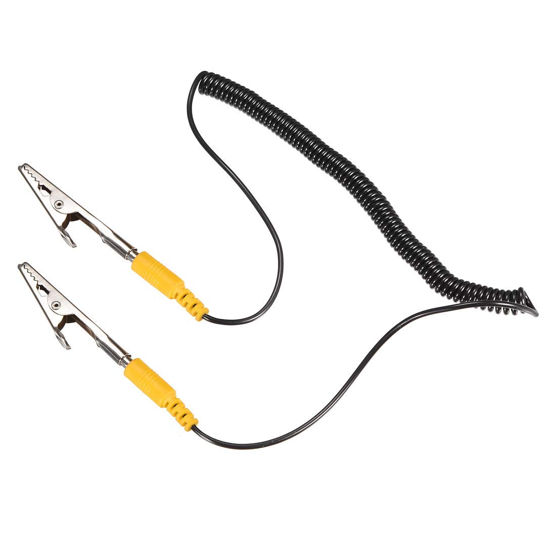 Cable antiestático ESD Grounding con doble clip claw : Amazon.es ...