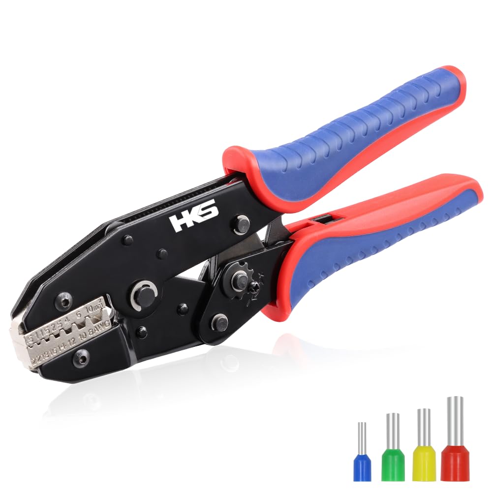Snapklik.com : HKS Crimping Tool For Sleeves Ferrule Terminals & Pin ...