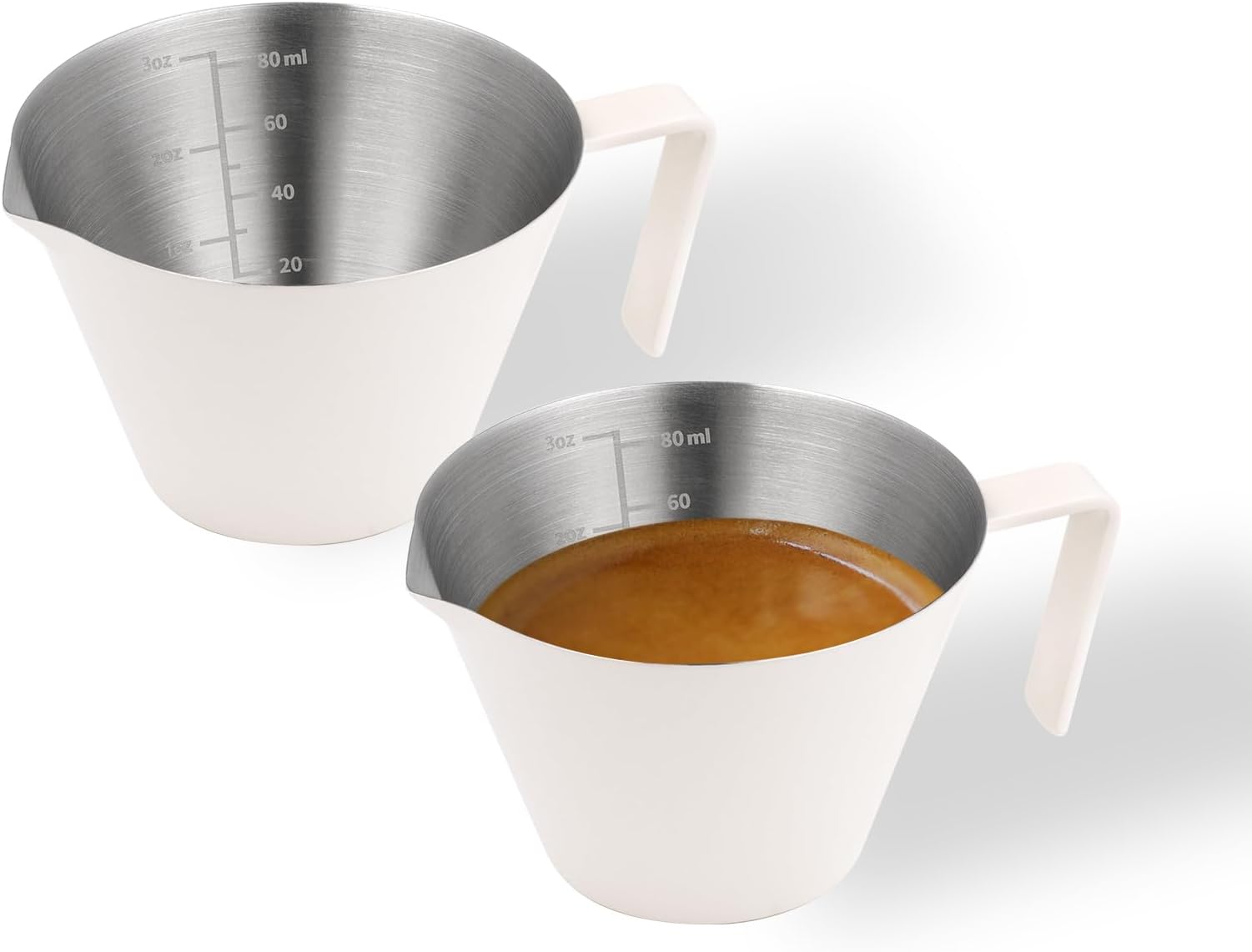 Amazon.com: Expresso Shots Cup, Espresso Measuring Cup with Double ...