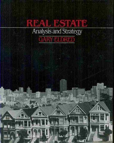 Amazon.com: Real estate: Analysis and strategy: 9780060418939: Eldred ...
