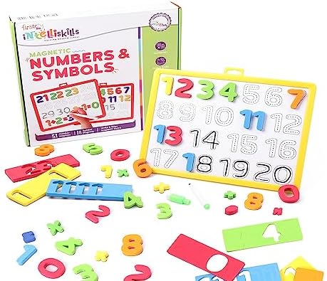 Buy Intelliskills Premium Magnetic Numbers &Writing Board for Kids ...