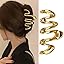 Amazon.com : Gold Music Note Hair Clip, Metal Claw Clips for Women ...