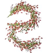 Amazon.com: CHEAWRTZ 6Ft Spring Flower Garland ，Artificial Greenery ...