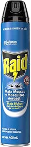 Raid Insecticida en Aerosol para uso Doméstico, Mata Moscas y Mosquitos ...