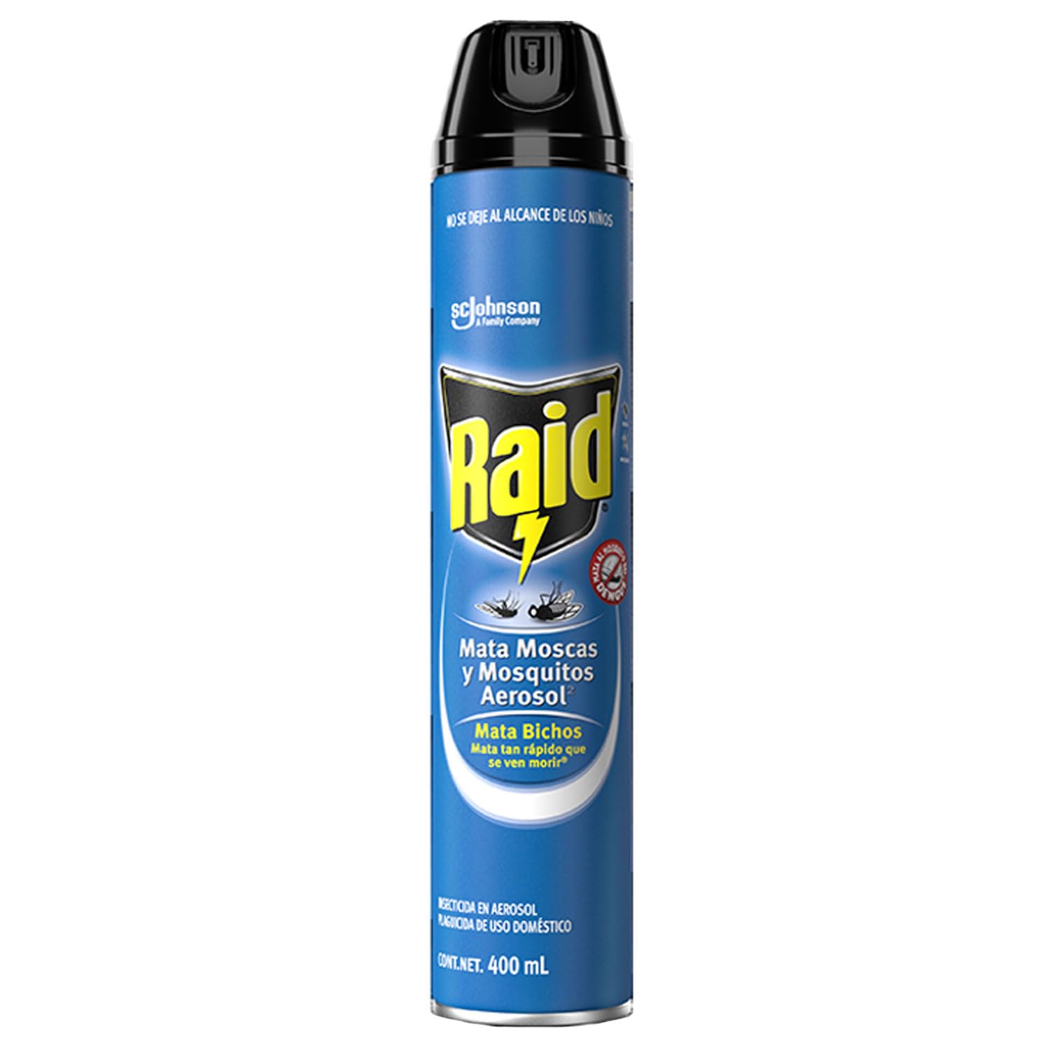 RAID Insecticida en Aerosol, Mata Moscas y Mosquitos, 400 mL : Amazon ...
