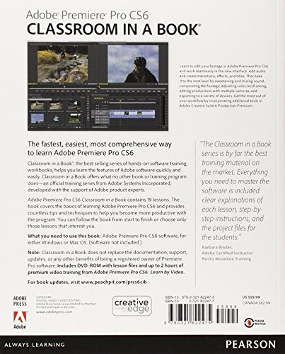 Snapklik.com : Adobe Premiere Pro CS6 Classroom In A Book