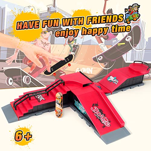 Snapklik.com : KETIEE Finger Skateboard Park Ramp Toys Mini Fingerboard ...
