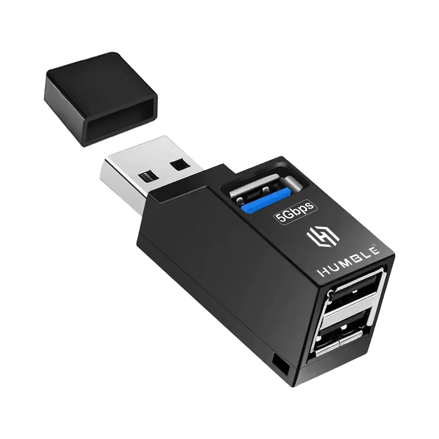 HUMBLE 3 Ports USB 3.0/2.0 Multiport Adapter with Transfer Speed Upto 5 ...