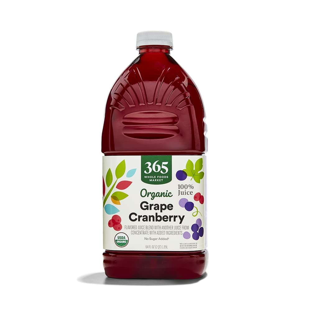Amazon.com : 365 by Whole Foods Market, Organic Grape Cranberry ...