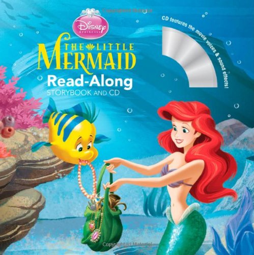 Amazon.com: The Little Mermaid Read-Along Storybook and CD ...