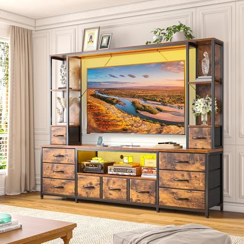 Amazon.com: Merax Modern, Stylish Functional TV Stand with Color ...