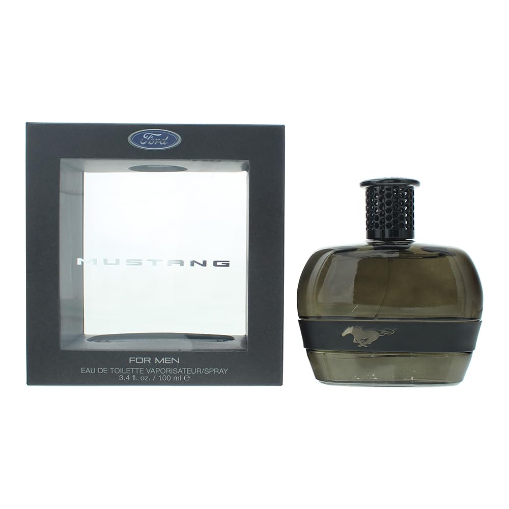 Amazon.com : MUSTANG Ford Eau de Toilette for Men, 3.4 fl. oz., Black ...