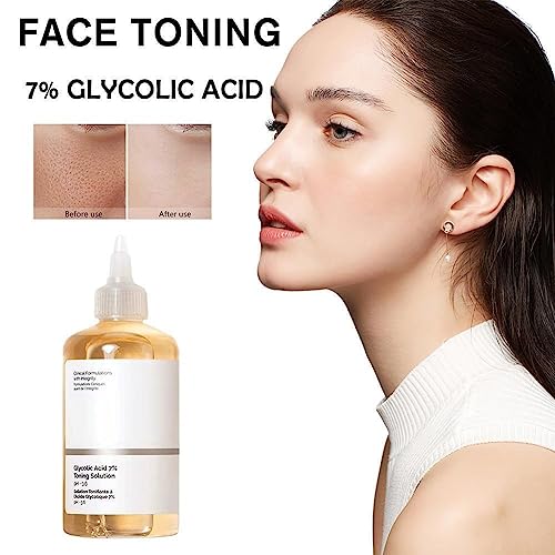 ZAINJO Glycolic Acid 7% Toning Resurfacing Solution, Solution,The ...