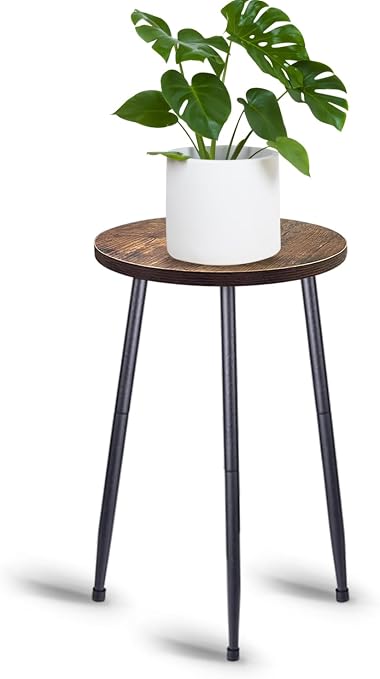 MUAEEOK Indoor Plant Stand, Mid Century Plant Stand Plant Table for ...