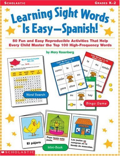 Learning Sight Words is Easy-Spanish!: 50 Fun and Easy Reproducible ...