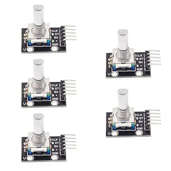 5pcs 360 Degrees Rotary Encoder Module Brick Sensor Switch : Buy Online ...