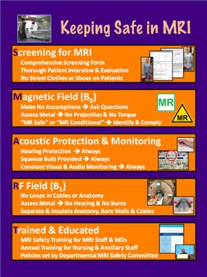 Safety Sign Sticker | Keeping Safe in MRI PVC Sticker : Amazon.in: Home ...