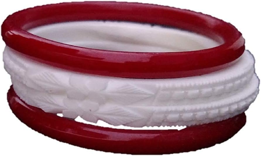 Amazon.com: FABIDO Traditional Shankha Pola Dhakai Shakha Bengali ...