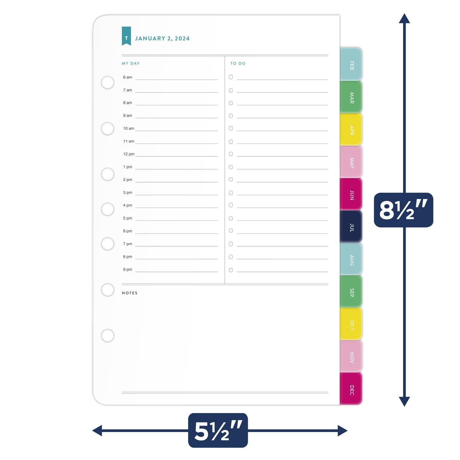 Snapklik.com : AT-A-GLANCE Simplified By Emily Ley 2024 Daily Refill ...