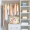 Amazon.com: Shabby Chic Pink Rose Storage Bin with Lid Large Oxford ...