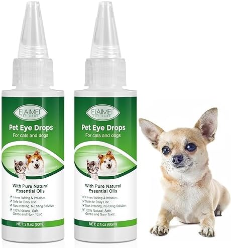 Cat & Dog Eye Drops 2 Bottle,Relieve Red Eyes & Allergy Symptoms ...