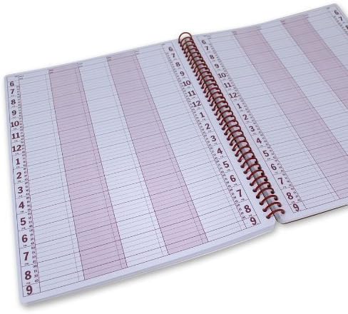 Amazon.com : Notebook Planner, 5 Column Appointment Book – Large 10" x ...