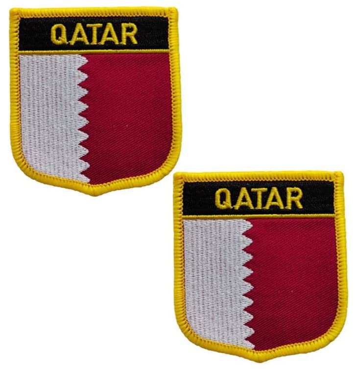 Amazon.com: International Qatar Flag Embroidered Patches Tactical ...