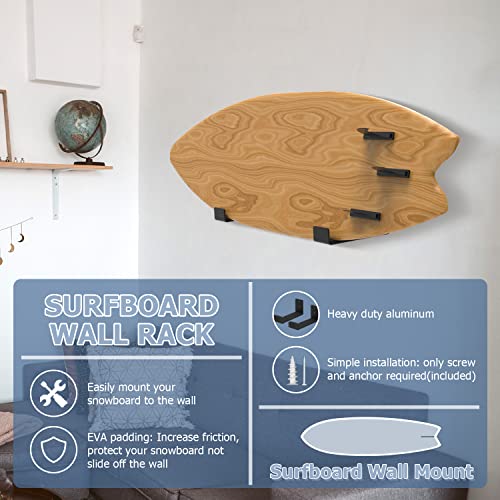 Snapklik.com : Poskad Surfboard Wall Mount RackMinimalist Surf Board ...