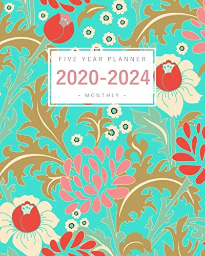 Amazon.com: Five Year Planner 2020-2024: 8x10 Monthly Notebook ...