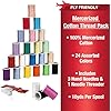 Amazon.com: SINGER Mercerized Cotton Hand Sewing Thread Pack - 24 ...