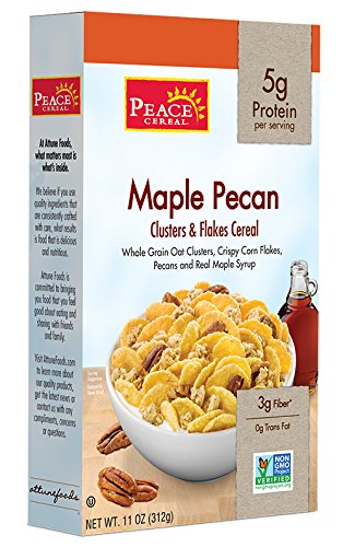 Amazon.com: Peace Cereals Maple Pecan Crisp Cereal 48x each 11 Oz