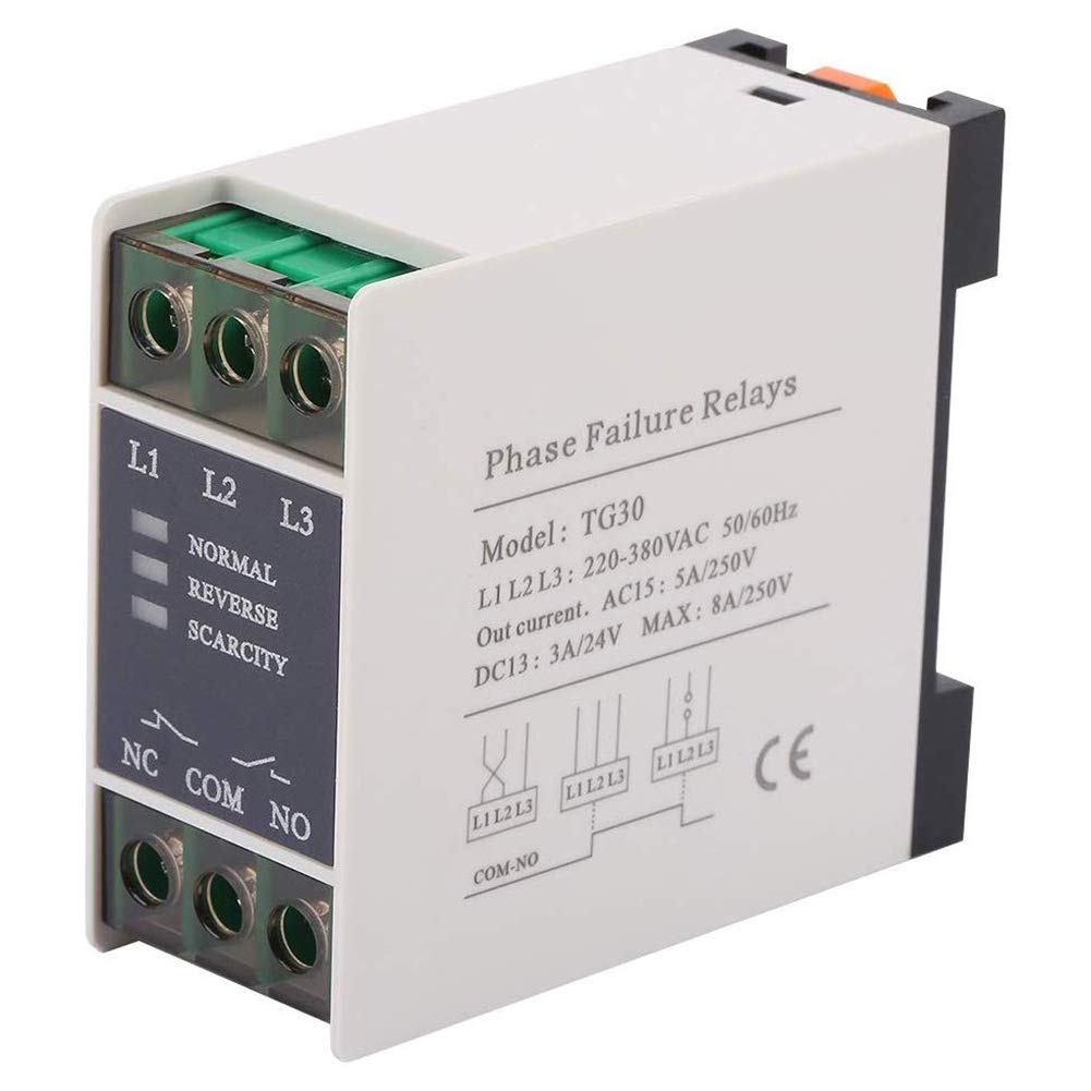 Buy Putuio Voltage Protection Relay 220-380VAC TG30 Adjustable Circuit ...