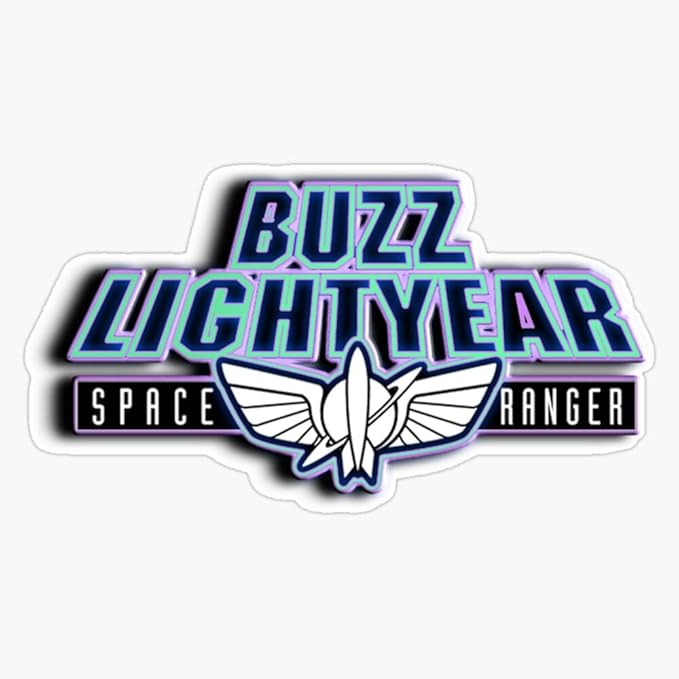 Amazon.com - Buzz Lightyear - Space Ranger - Logo Sticker Bumper ...
