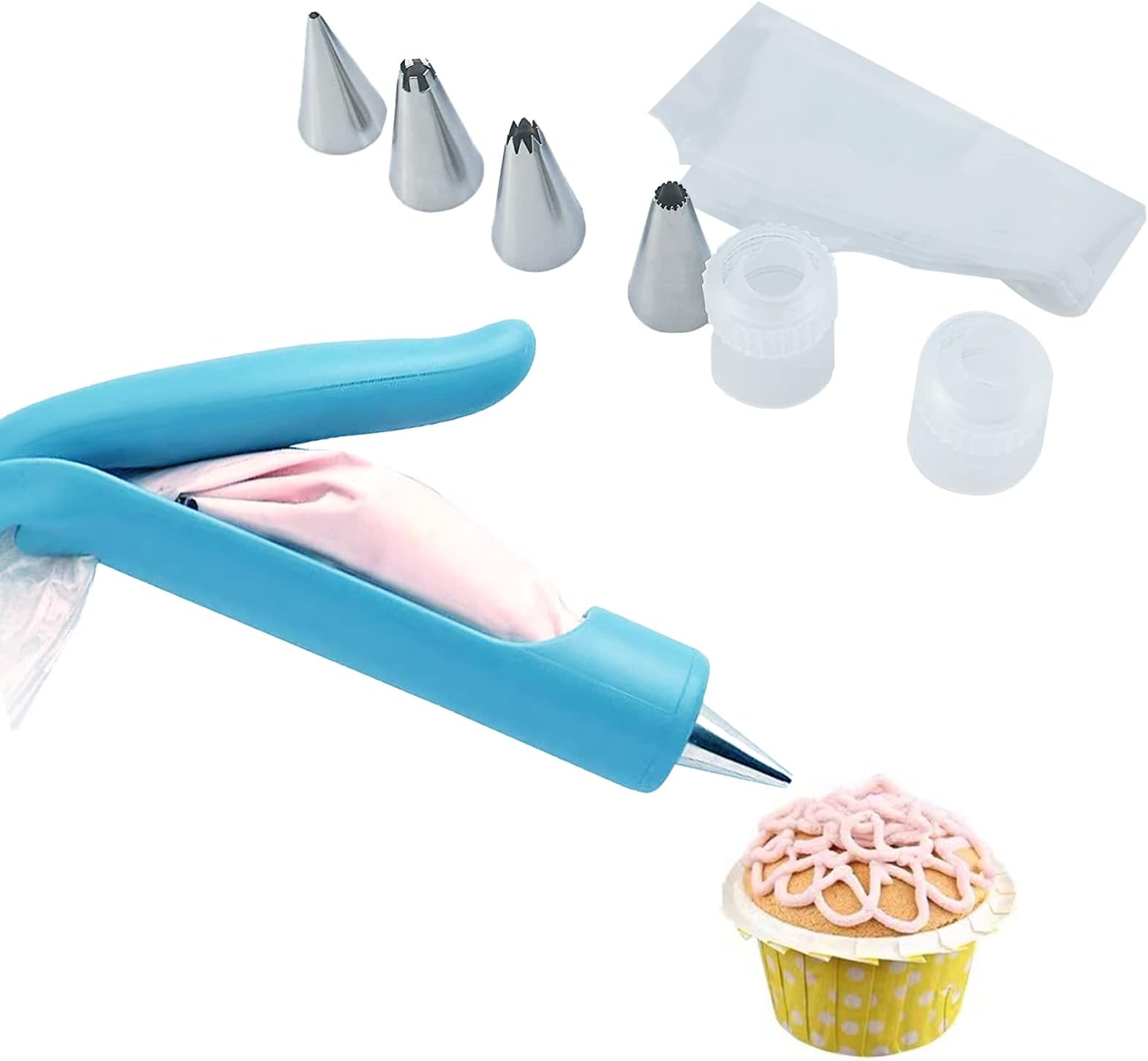Amazon.com: Cake Decorating Pen Tool Kit Pastry Bag DIY Cake Deco Tools ...