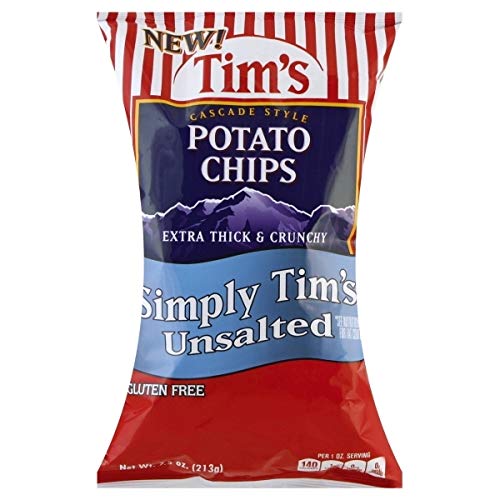 Amazon.com: Tims, Tims Kettle Chips Unsalted, 7.5 Ounce