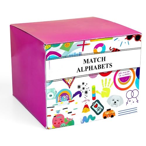 Buy Learner's Bridge Alphabet Match Flash Cards for Kids, Recommended ...