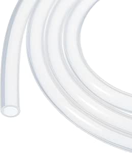Rebower 3.3ft Silicone Tubing 5mm ID 7mm OD Clear Industrial Plastic ...