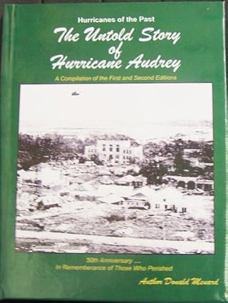 The Untold Story of Hurricane Audrey: 50th Anniversary: Donald Menard ...