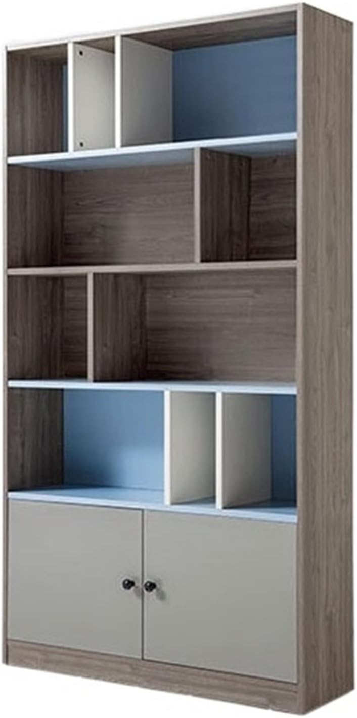Amazon.com: KIRANDY Simple Modern Lattice Display Bookcase, Storage ...