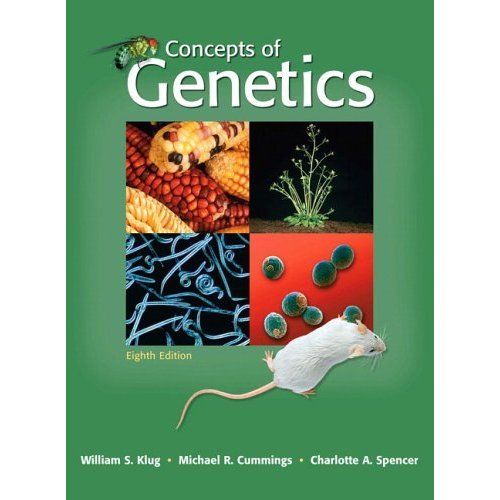 Concepts of Genetics 8th Edition (Book Only): Klug: Amazon.com: Books